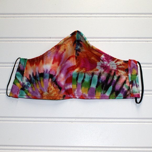 Hand Crafted | Accessories | Handmade Cloth Tie Dye Starburst Face Mask ...